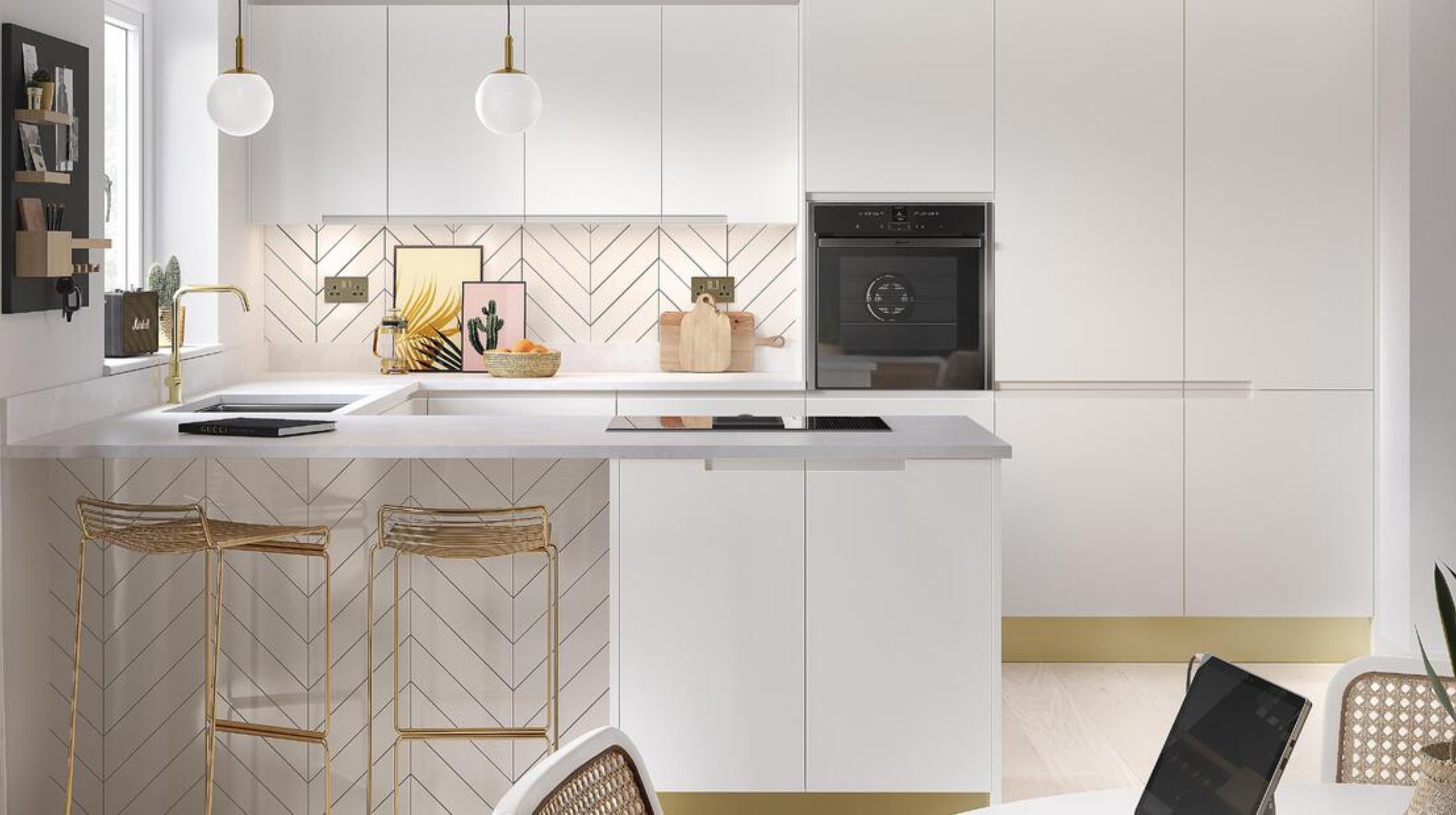 Creative Ways To Add Colour And Pattern To Your Kitchen - Elements ...